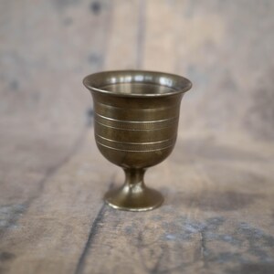 Brass Chalice Witch Wiccan Ritual Cup Vintage Altar Piece - Etsy