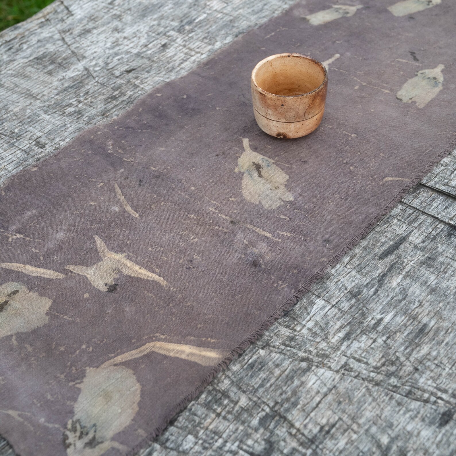 Linen Tea Runner Ceremonial Tea Mat Alter Cover Small Tablecloth ...