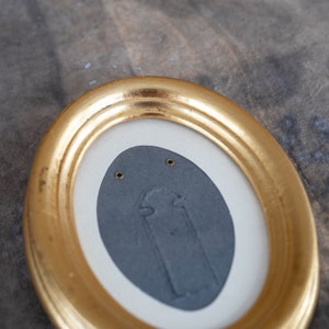 Gold Oval Frame Vintage Gilded Photo Frame Oval Wood Decor - Etsy