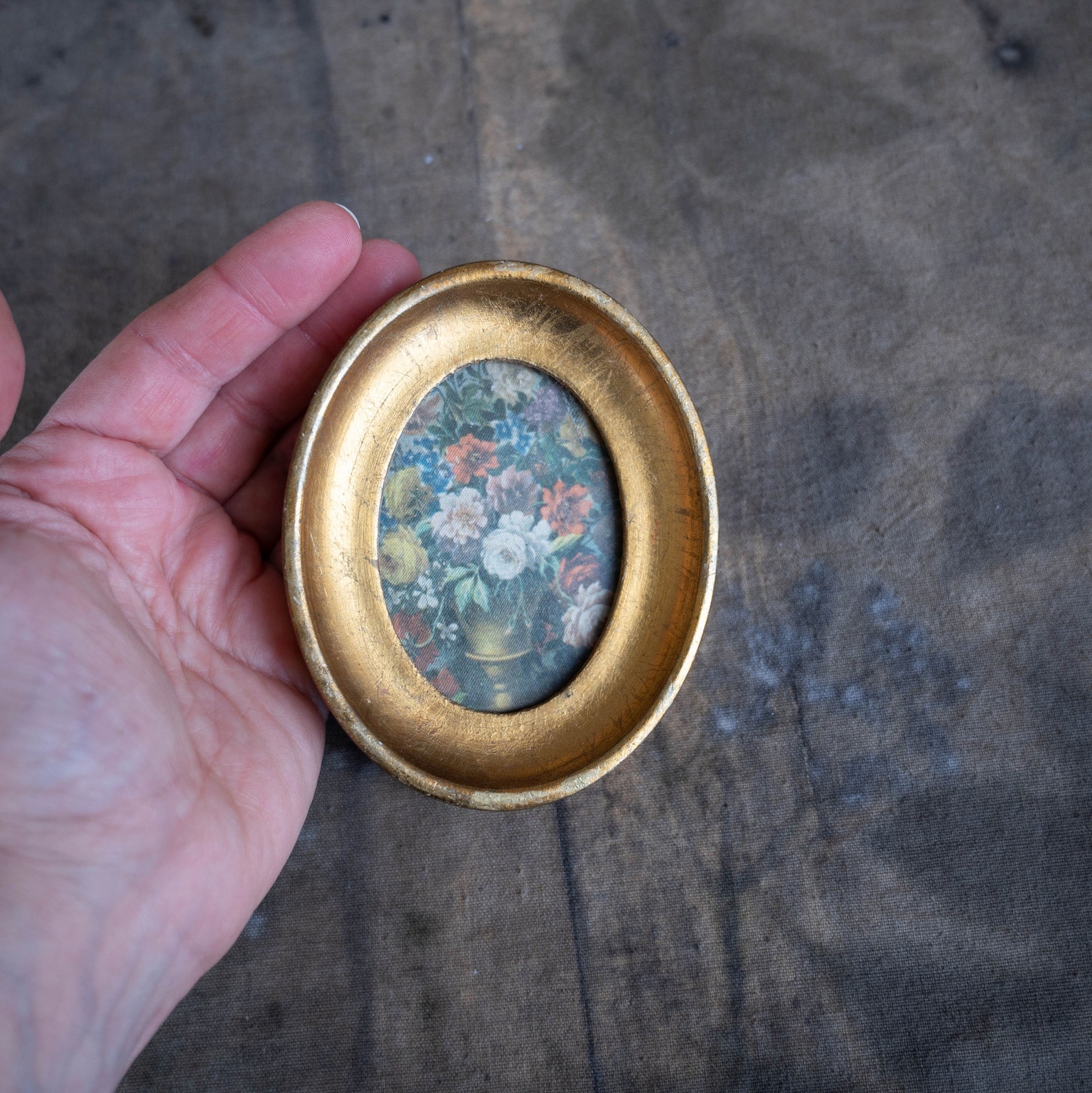 Wall Oval Gold Frame Vintage Wooden Photo Frame Oval Picture - Etsy