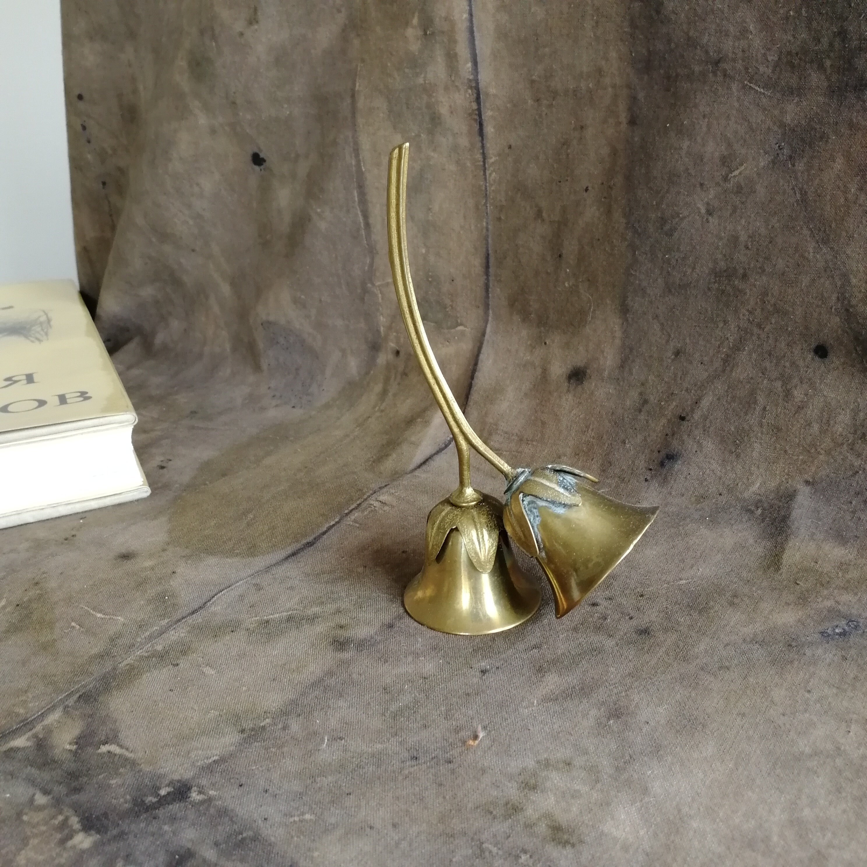 Vintage altar bell Brass hand bell Vintage witch bells | Etsy