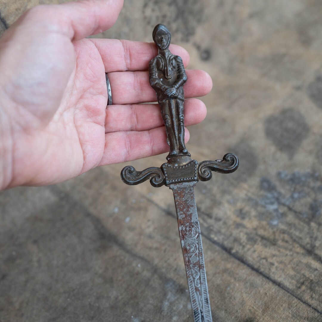 Vintage Ritual Dagger Athame Wicca Witch Knife Retro Letter Opener - Etsy