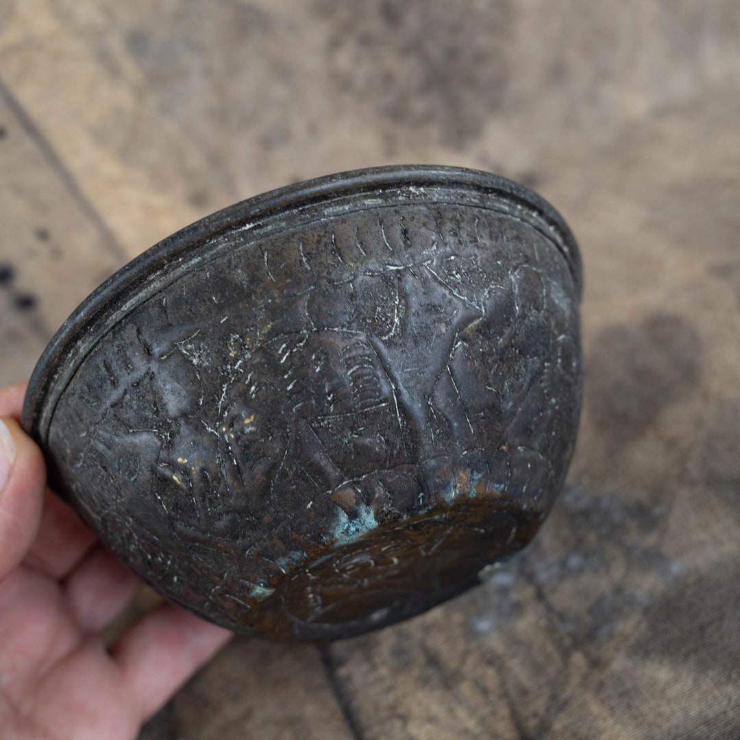 Antique Altar Bowl Witch Ritual Offering Bowl Smudge Pot Catchall ...