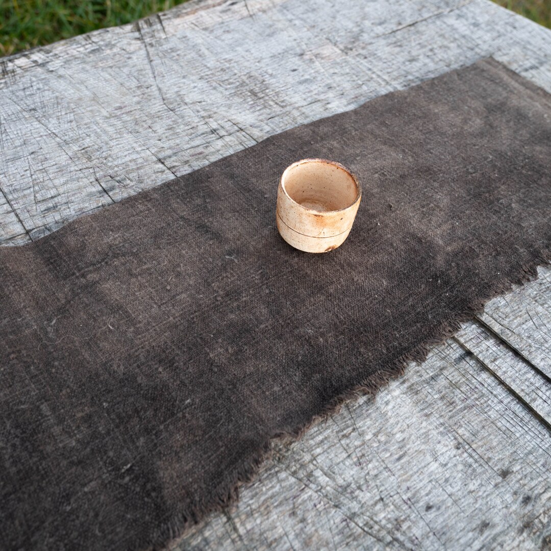Chabu Linen Tea Runner Ceremonial Tea Mat Naturally Dyed Altar - Etsy