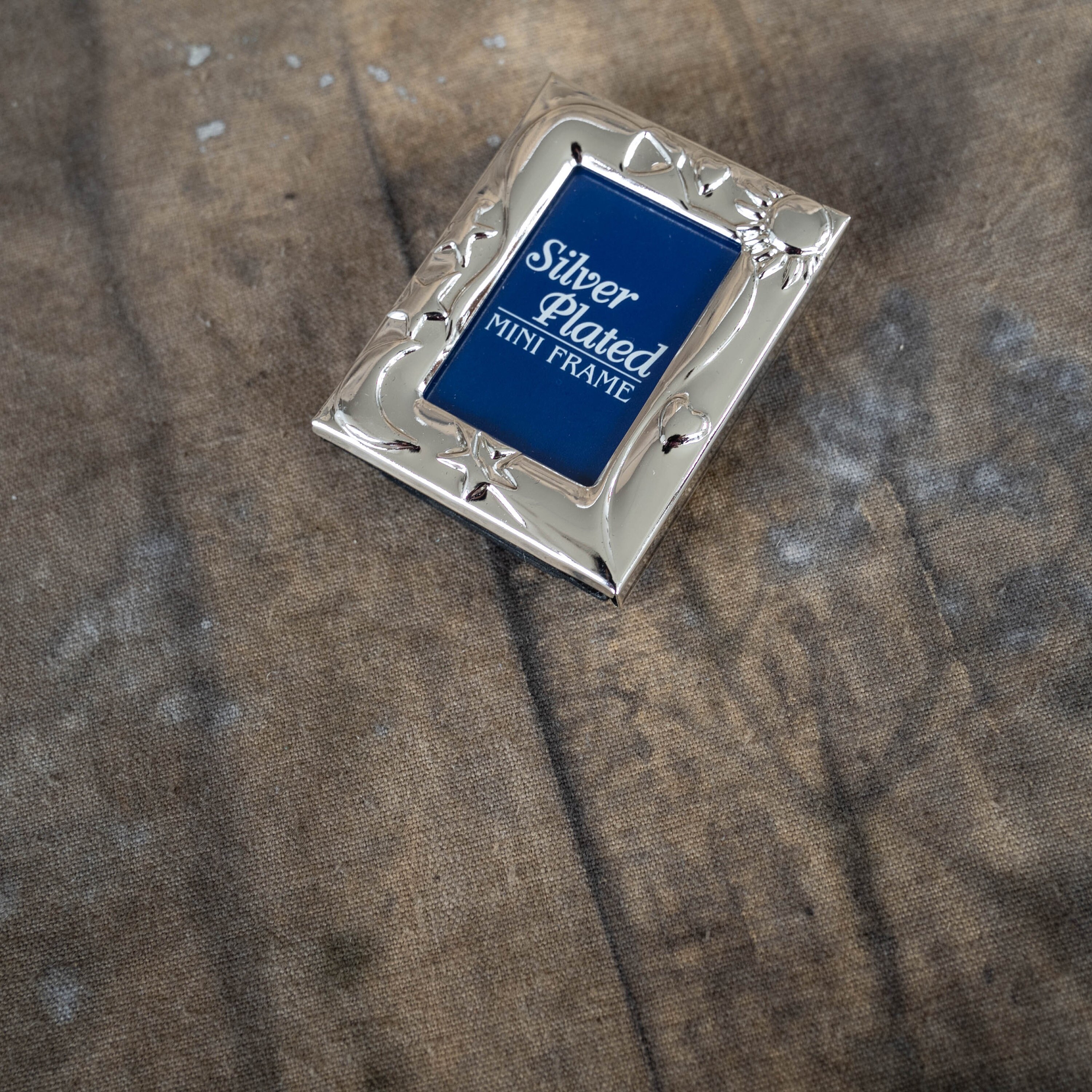 Mini Silver Frame Celestial Picture Frame Embossed Photo Frame - Etsy