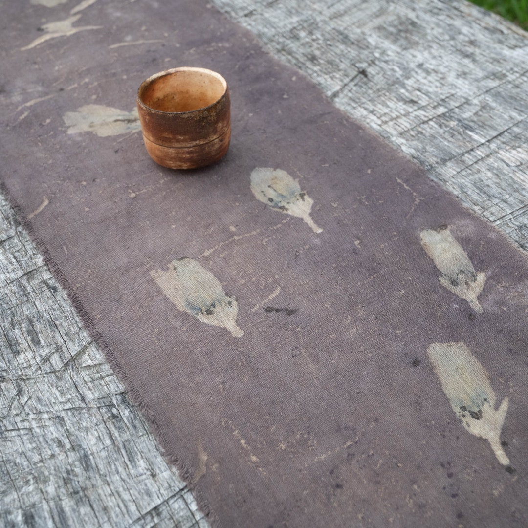 Linen Tea Runner Ceremonial Tea Mat Alter Cover Small Tablecloth ...