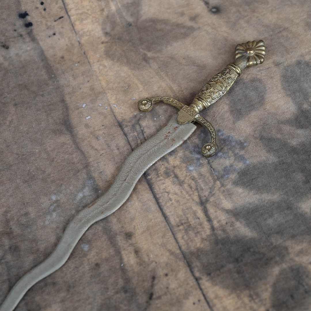 Vintage Athame Witches Knife Ornate Ritual Dagger Letter Opener - Etsy