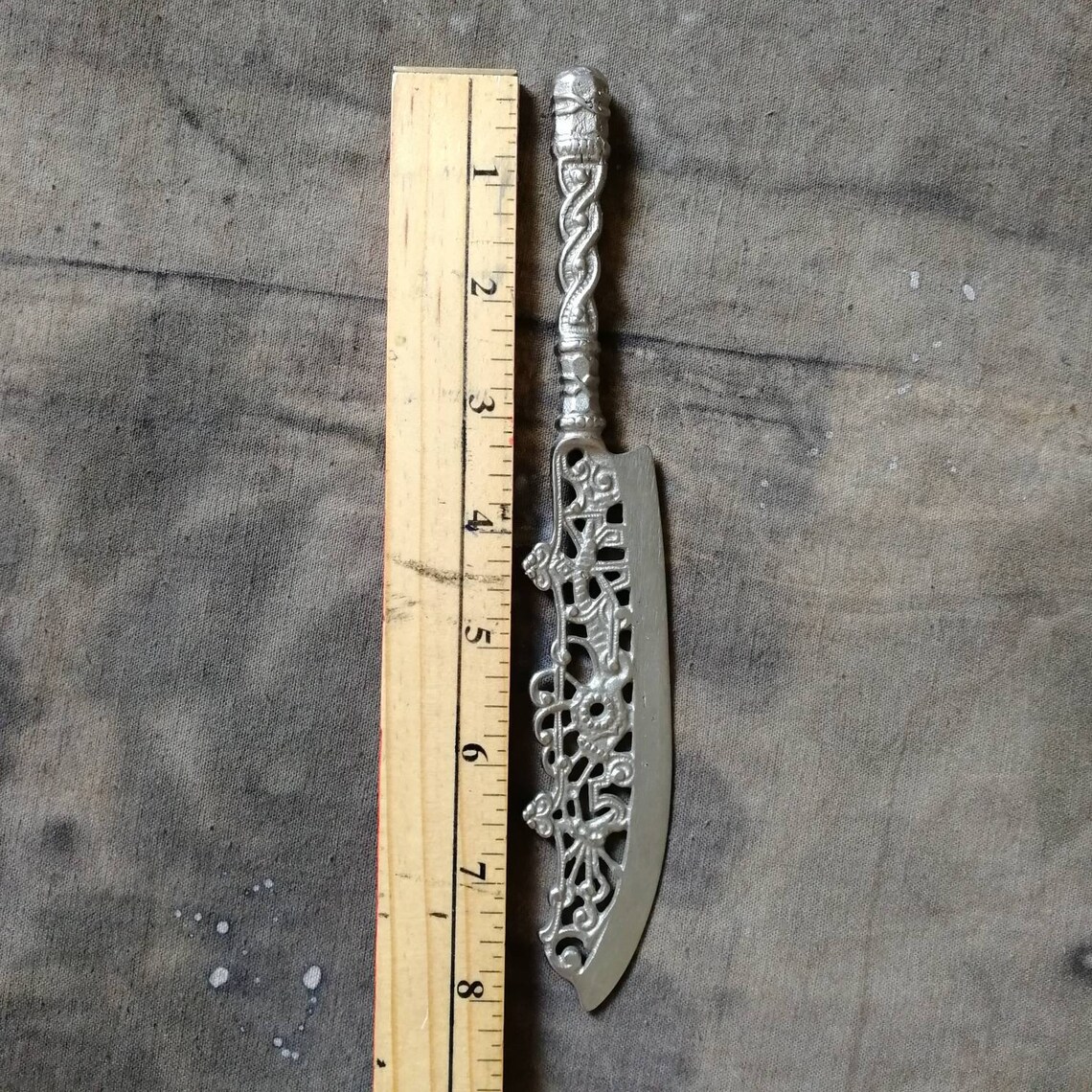 Witches knife Vintage athame ornate Wicca ritual dagger Letter | Etsy