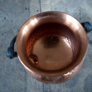 Vintage Copper Cauldron - Witch Spell Pot - Rustic Offering Bowl ...