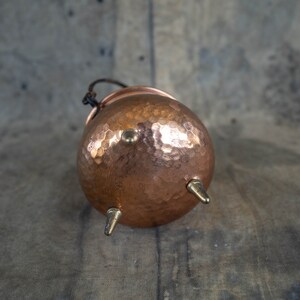 Mini Copper Cauldron Vintage Witches Pot Small Incense Burner Tiny ...