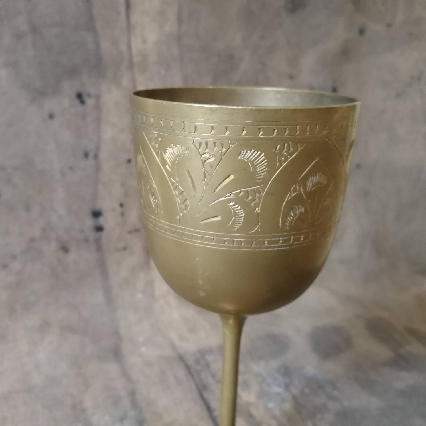Brass Chalice Wine Goblet Witch Wiccan Ritual Cup | Etsy