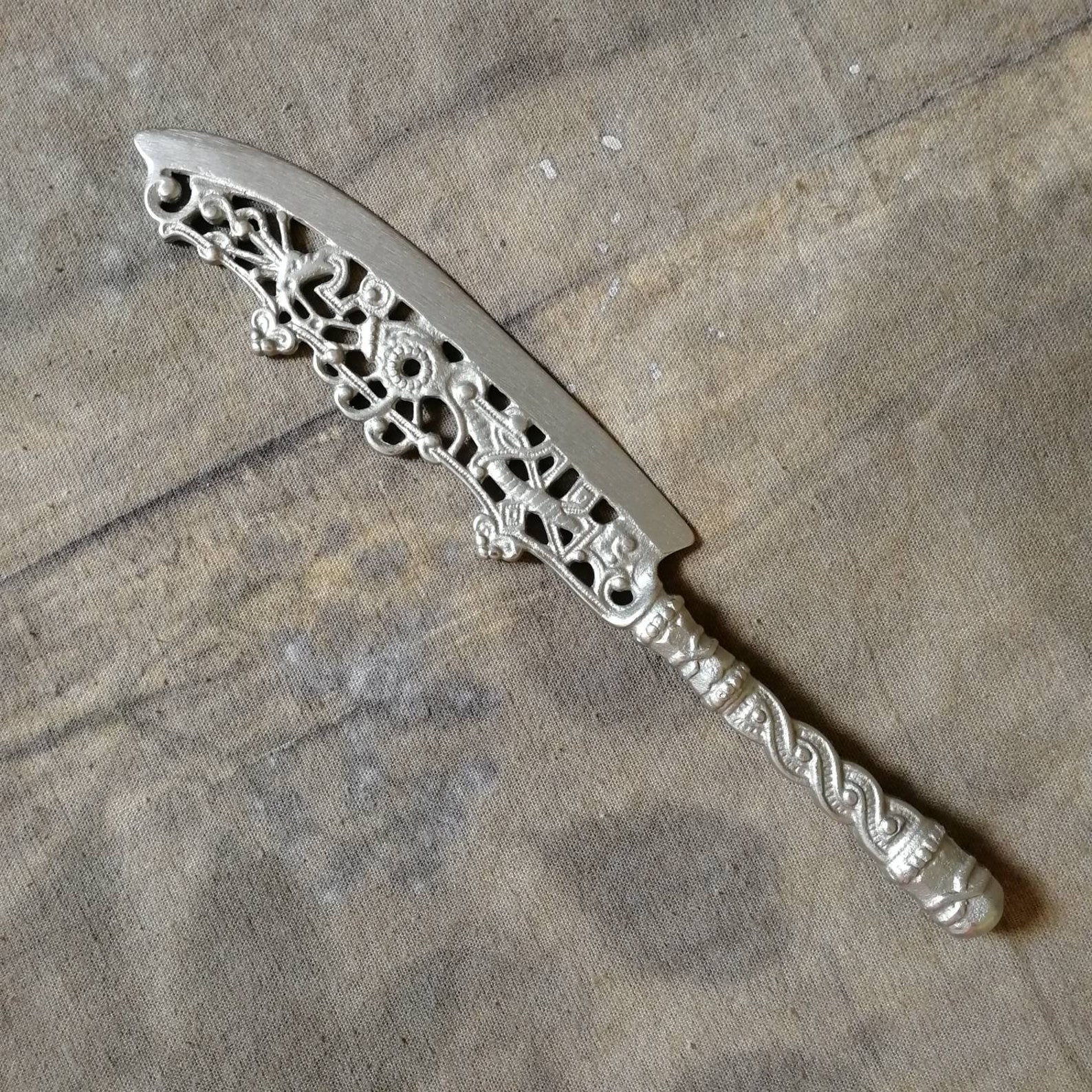 Witches knife Vintage athame ornate Wicca ritual dagger Letter | Etsy