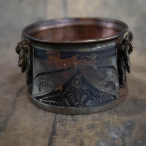 Copper Spell Pot Vintage Smudge Bowl Ritual Incense Burner Witch ...