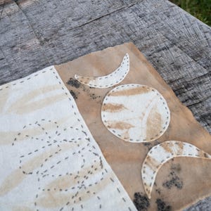Triple Moon Altar Cloth Goddess Mystical Botanical Tarot Cloth Earthy ...