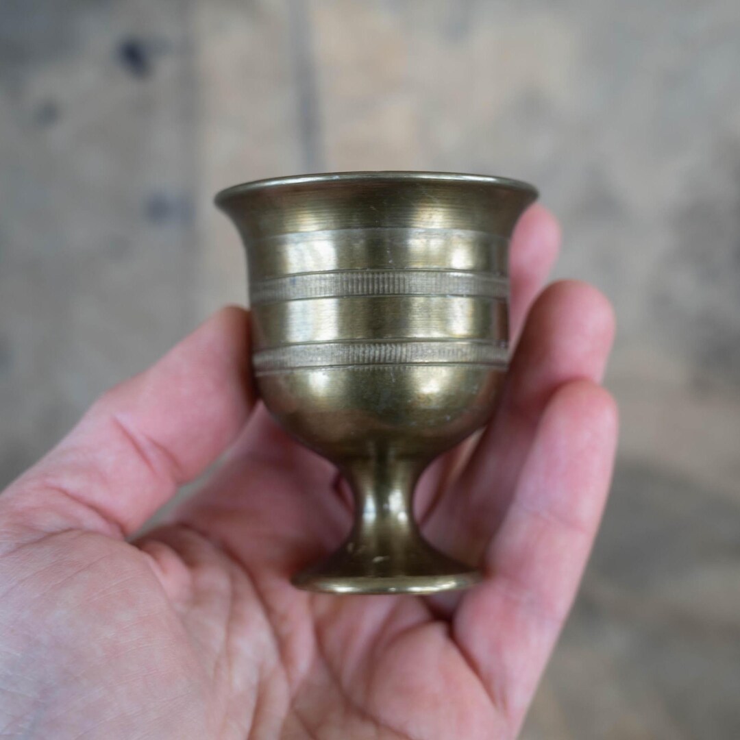 Brass Chalice Witch Wiccan Ritual Cup Vintage Altar Piece - Etsy