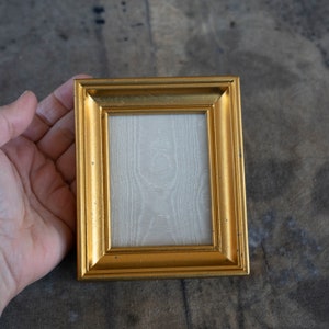 Vintage Italian Gold Picture Frame - Small Plastic Wall Frame for Your ...