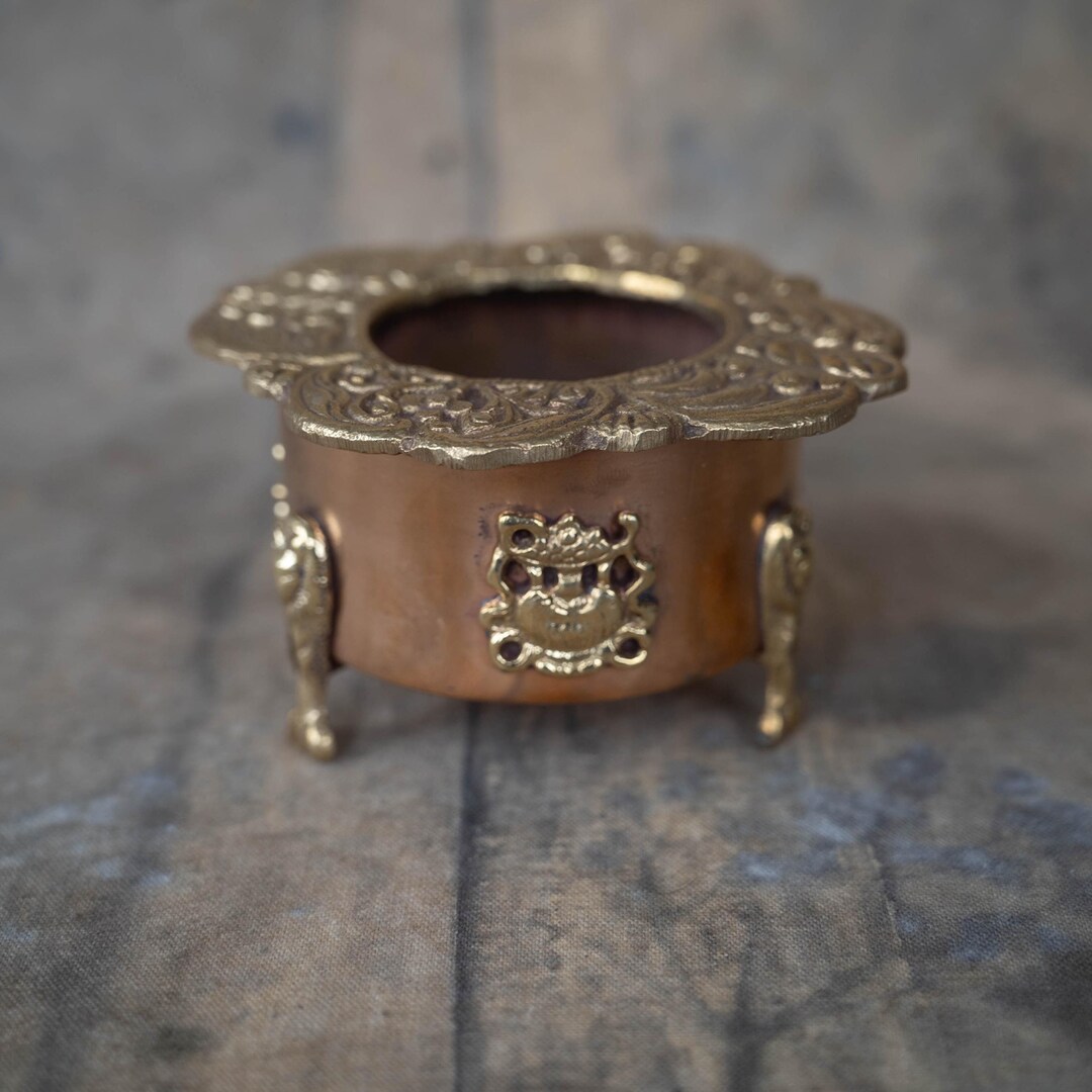Small Copper Cauldron Vintage Spell Pot Witchy Gift Wiccan Planter - Etsy