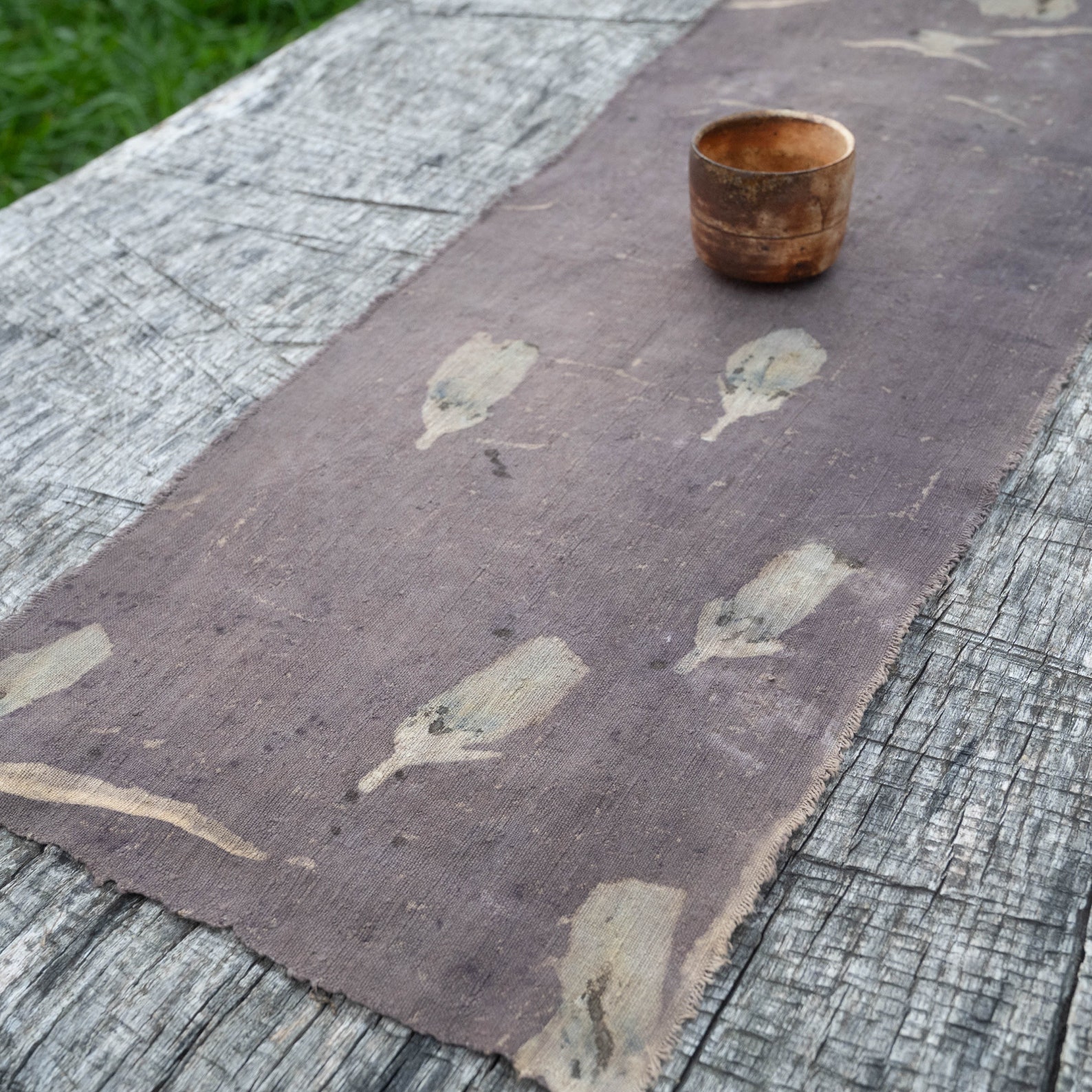 Linen Tea Runner Ceremonial Tea Mat Alter Cover Small Tablecloth ...
