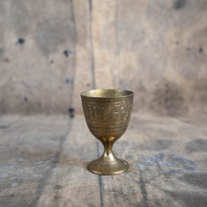 Brass Chalice Witch Wiccan Ritual Cup Vintage Altar Piece - Etsy