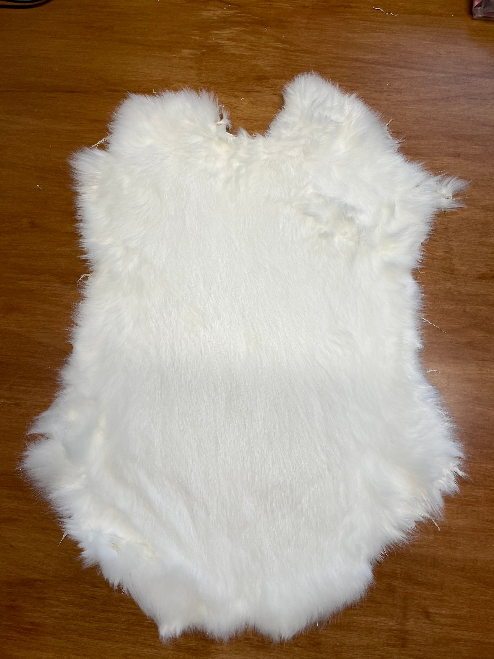 Rabbit Fur Pelts Craft grade white | Etsy
