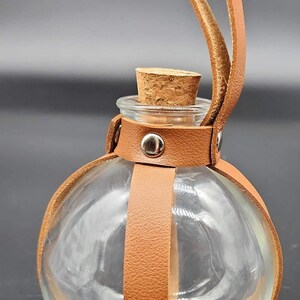 Round Glass Potion Bottle With Belt Loop for Cosplay Decorative - Etsy