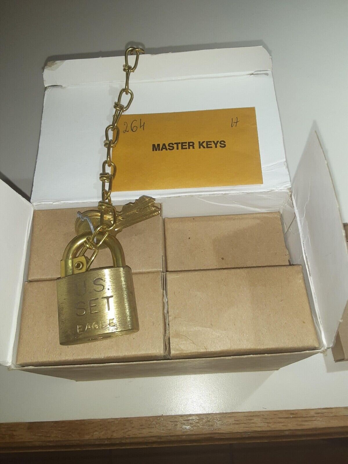 7 New Brass Lock Set With Master Key - Etsy