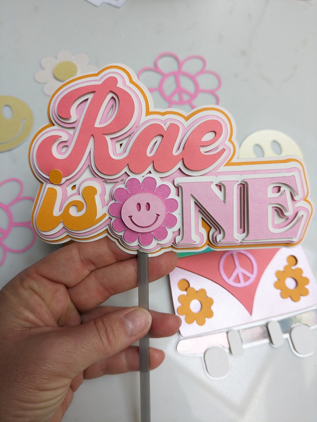 Groovy ONE Cake Topper Set. - Etsy