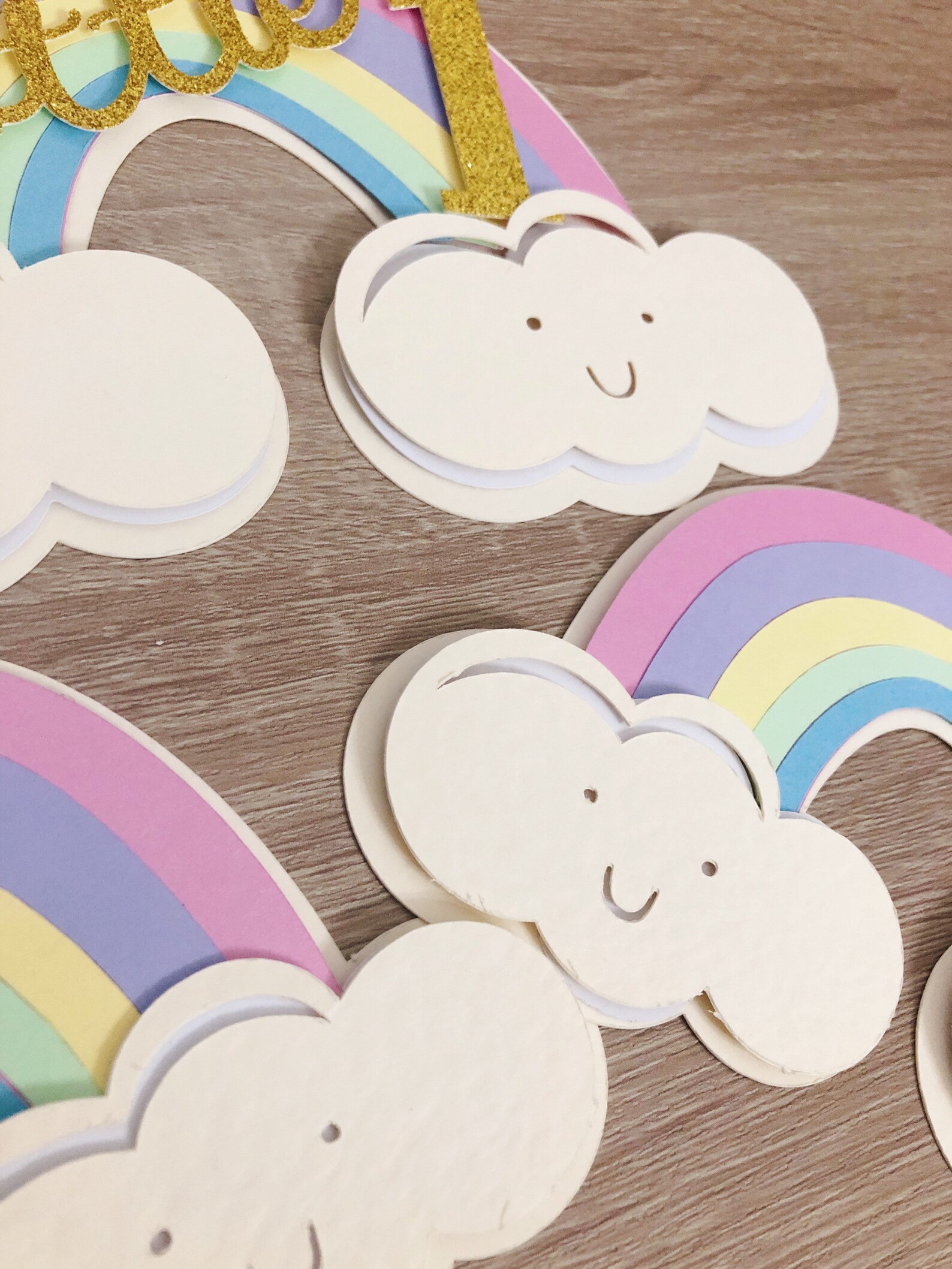 Personalised Rainbow Name Banner. | Etsy UK