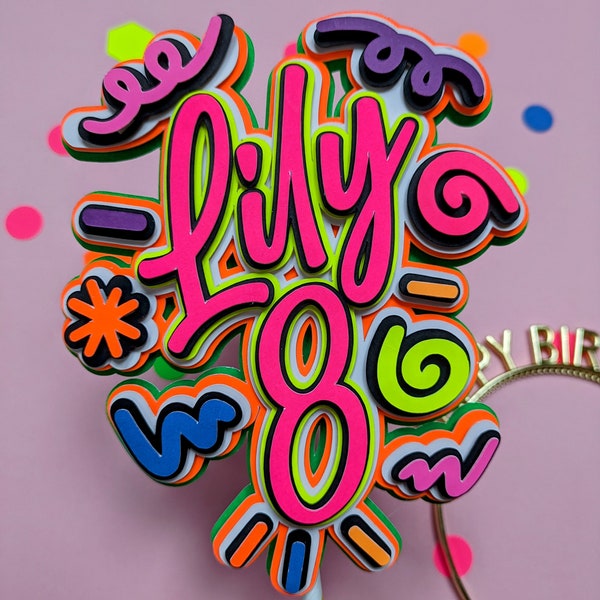 13 Cake Neon - Etsy UK