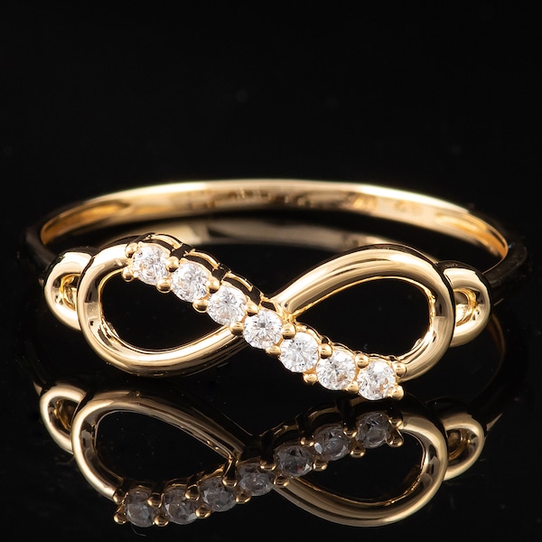 Simple Infinity Ring - Etsy