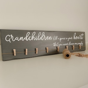 Grandchildren Picture Display Board, Grandparents Display Board ...