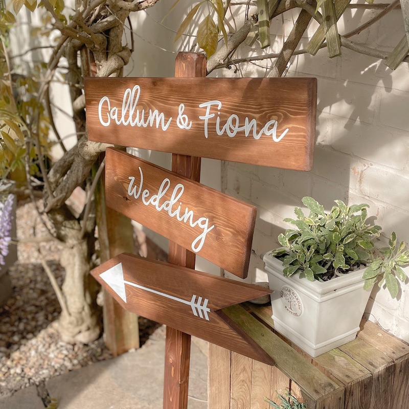 Rustic Wedding Signs - Etsy UK