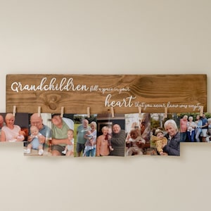 Grandchildren Picture Display Board, Grandparents Display Board ...