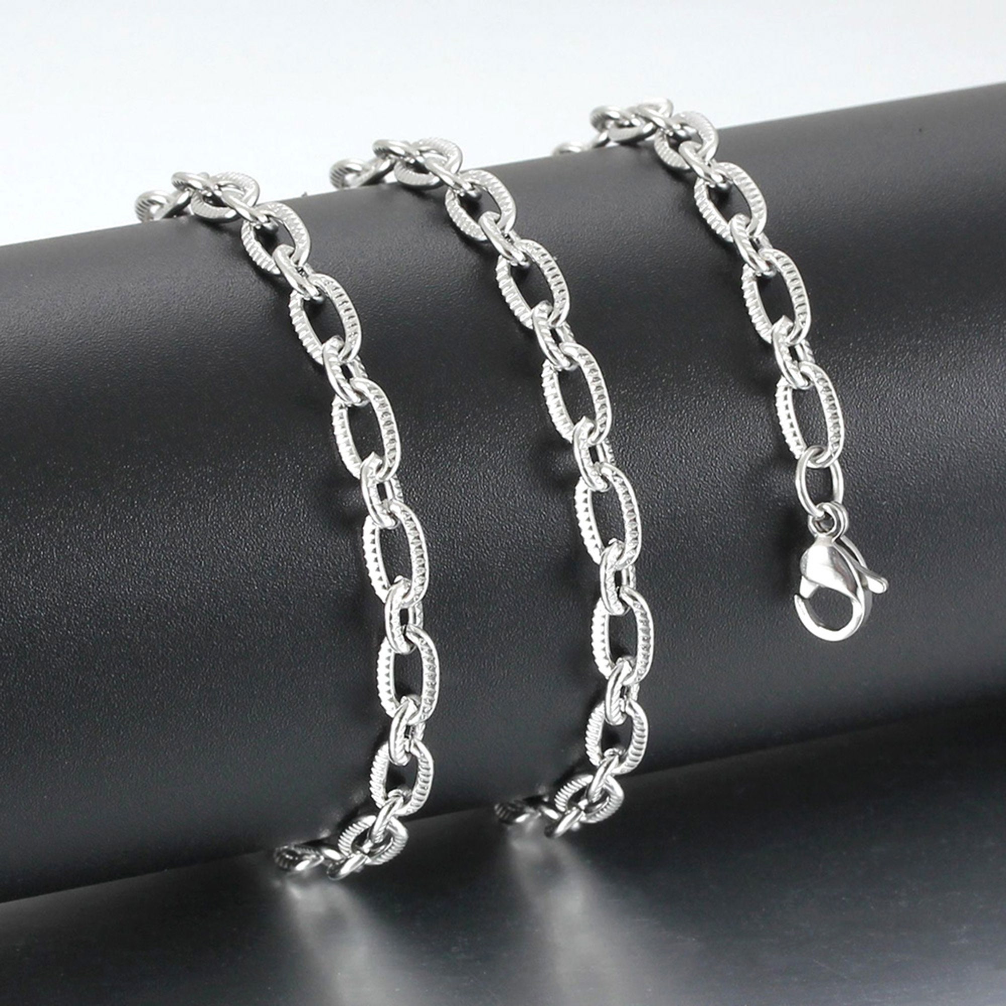 2pcs/lot Stainless Steel Chains Women Men Unisex - Etsy