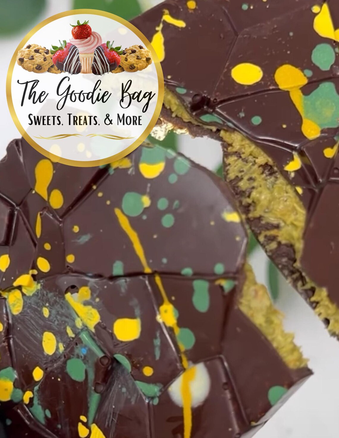 XL Pistachio Knafeh Chocolate Bar (viral Tik Tok Bar) - Etsy