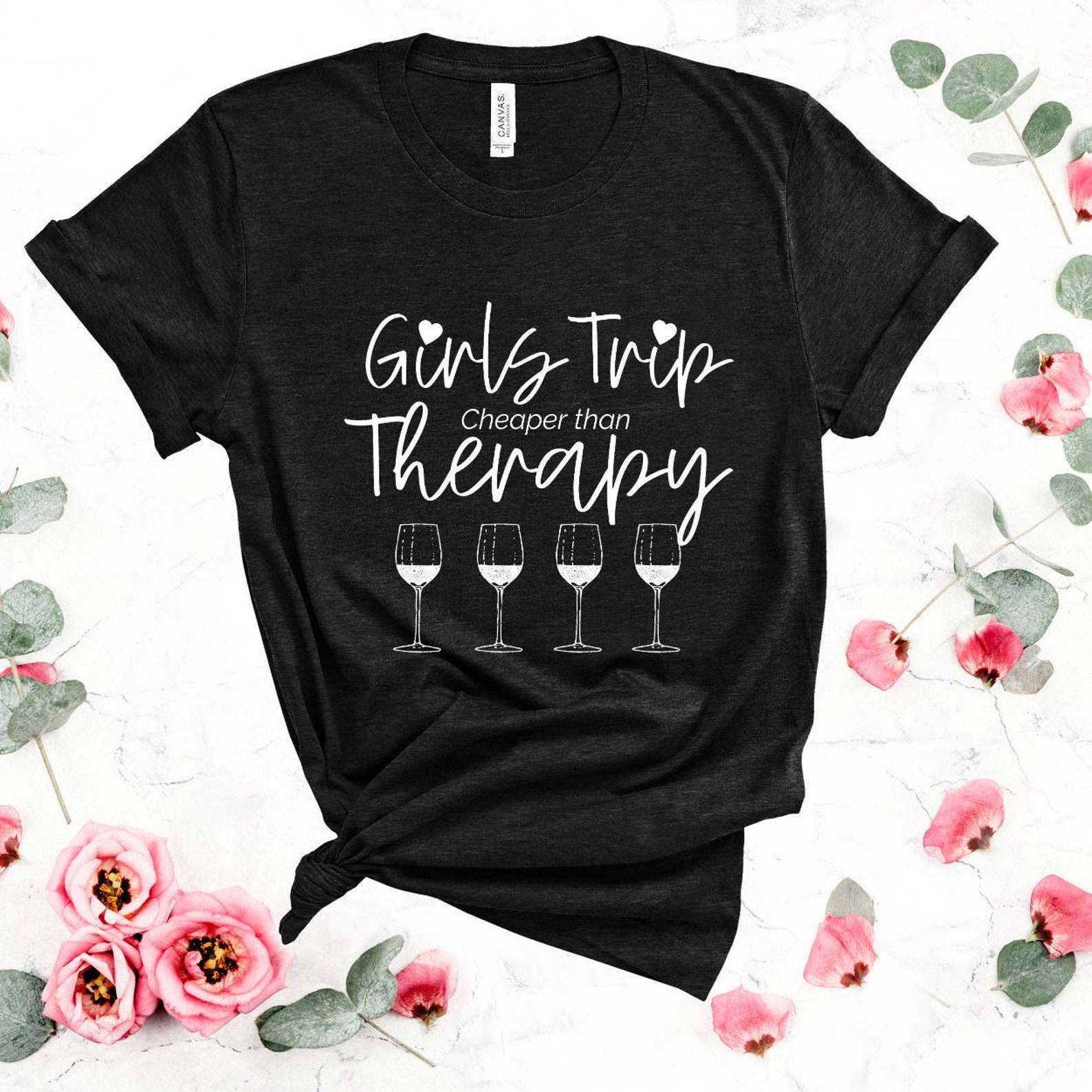 Girls Trip Cheaper Than Therapy Girls Weekend Shirt Funny - Etsy