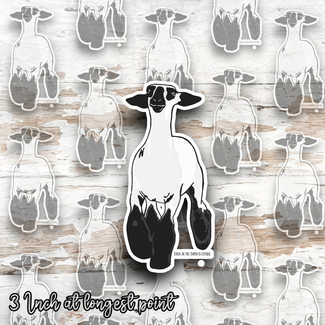 Ultimate Show Lamb Sticker - Etsy