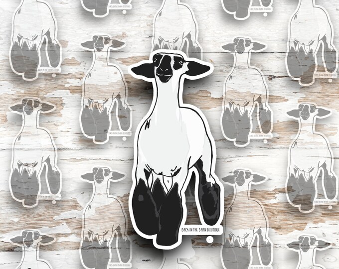 Ultimate Show Lamb Sticker - Etsy