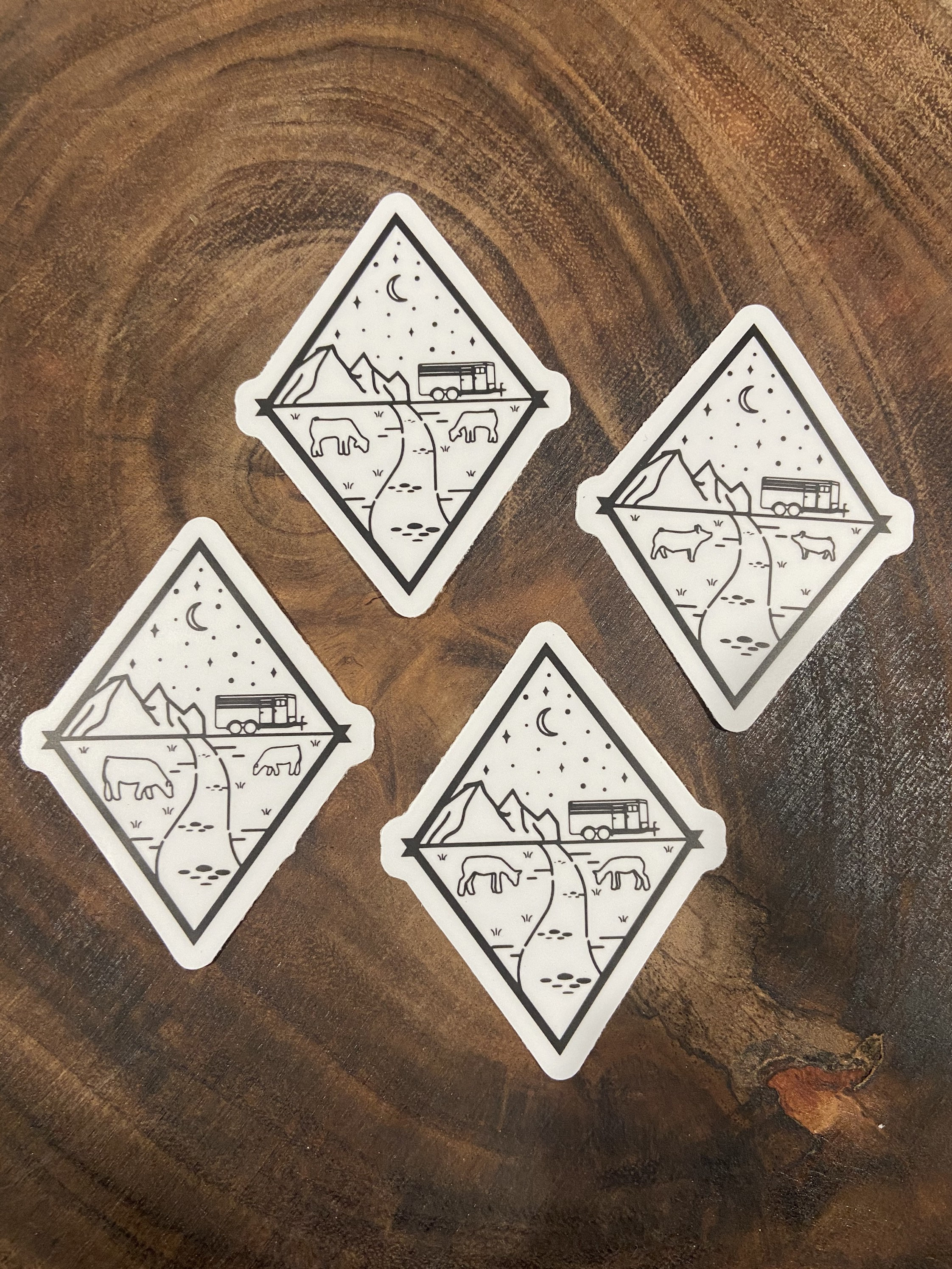 Night Grazer Livestock Stickers - Etsy