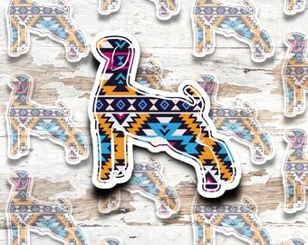 Black Boer Goat Wether Sticker, Cute Livestock Water Bottle Stickers ...