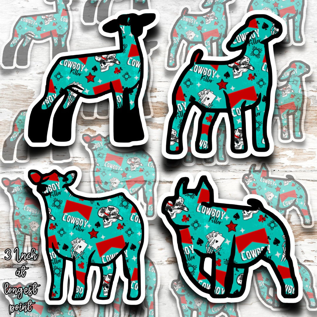 Cowboy Killer Livestock Stickers - Etsy