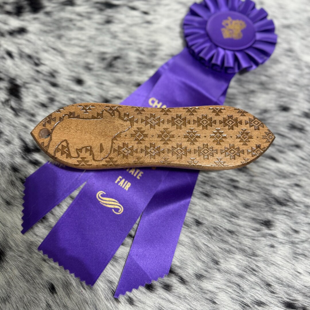 Aztec Show Pig Carved Brush - Etsy