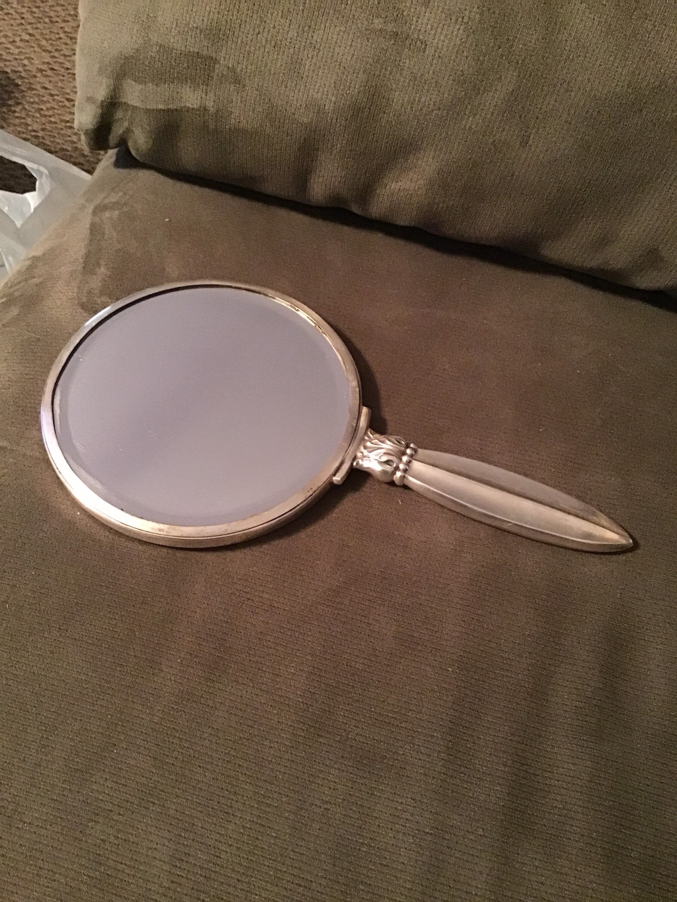 Espejo de mano antiguo hermoso en todos los sentidos. Soy el | Etsy