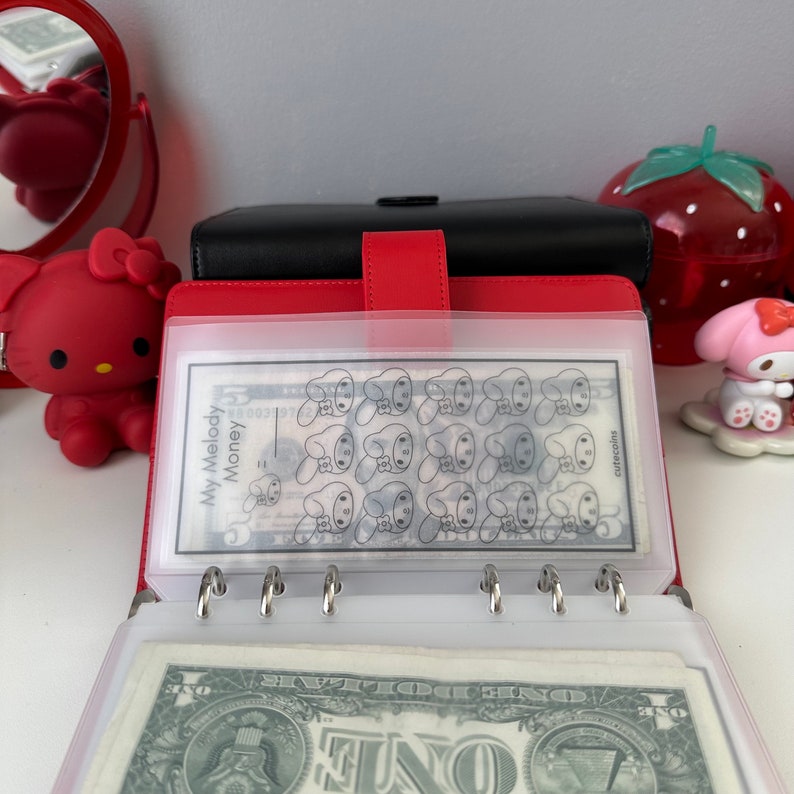 My Melody Sanrio Savings Challenge Reusable Cute Homemade Budgeting ...