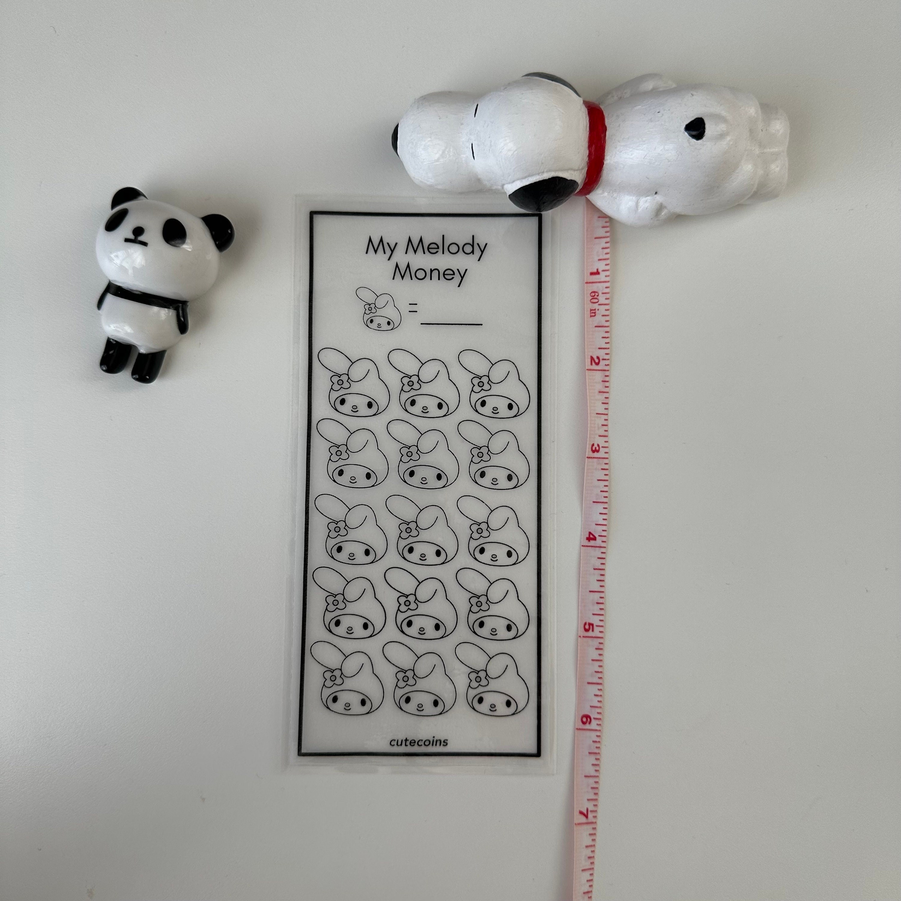 My Melody Sanrio Savings Challenge Reusable Cute Homemade Budgeting ...