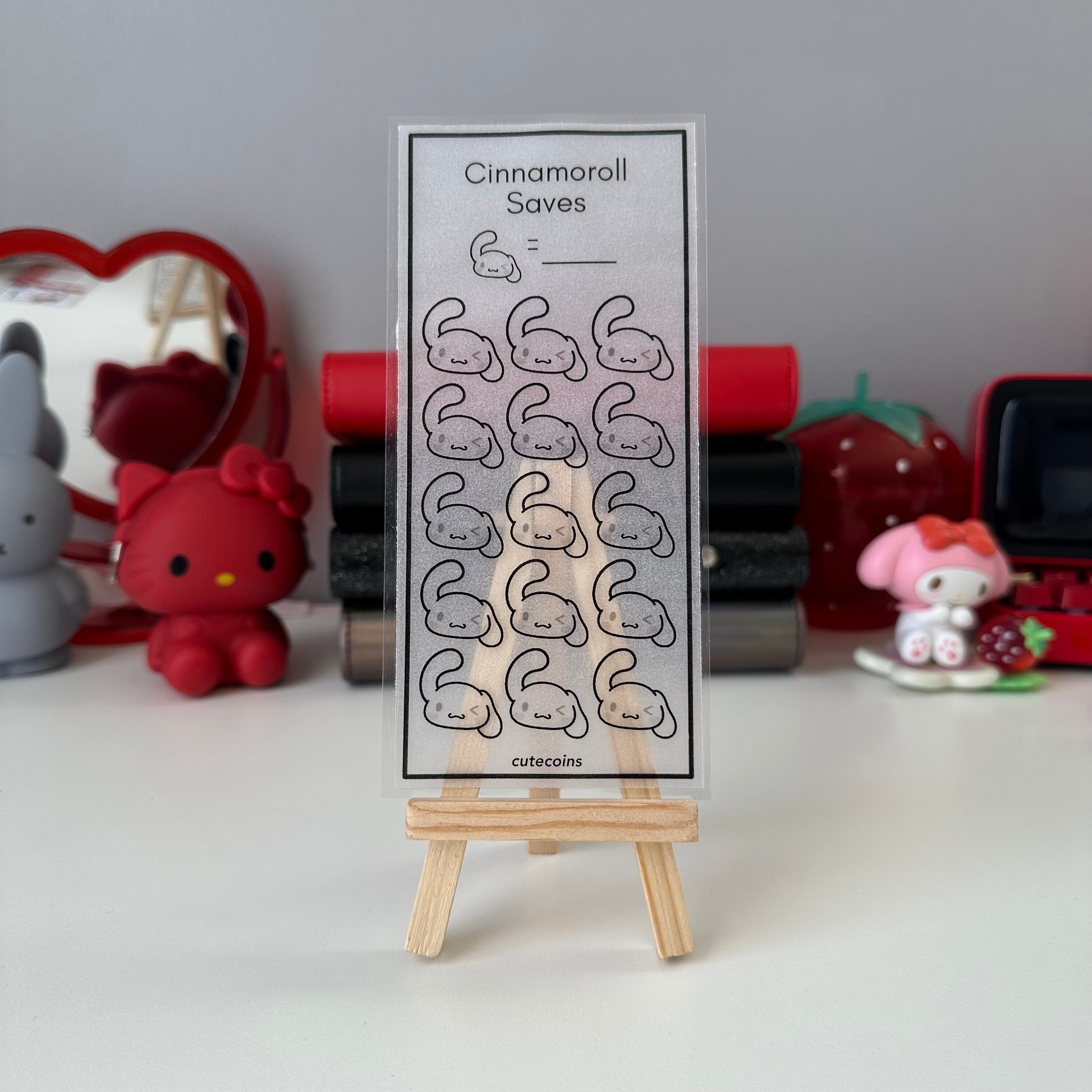 Cinnamoroll Sanrio Savings Challenge Reusable Cute Homemade Budgeting ...