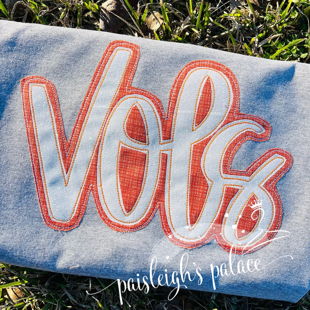 VOLS Double Applique Download - Etsy