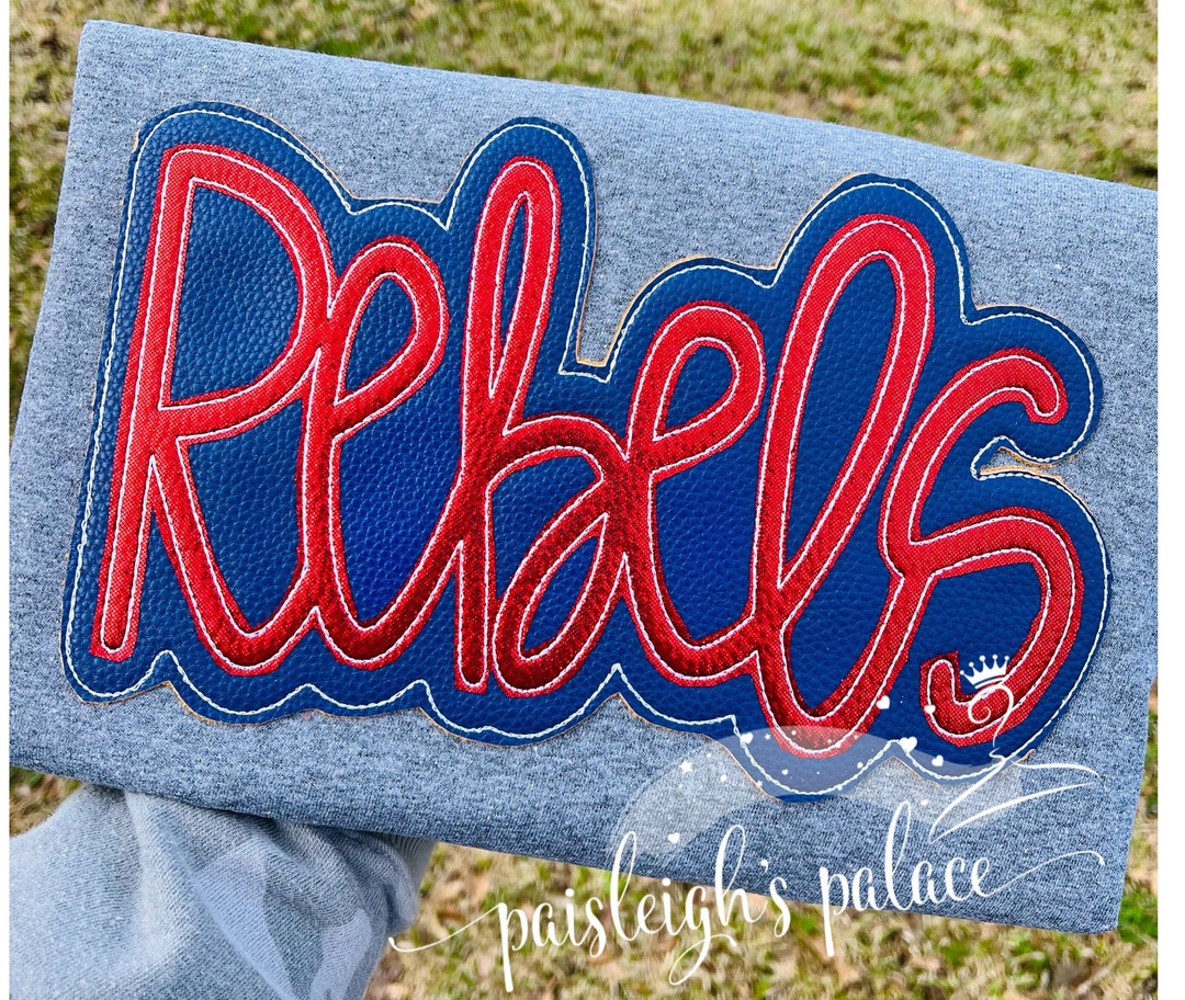 REBELS Double Applique Download - Etsy