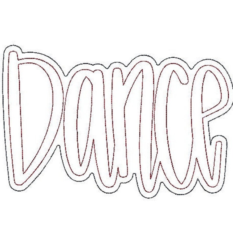 Dance Applique - Etsy