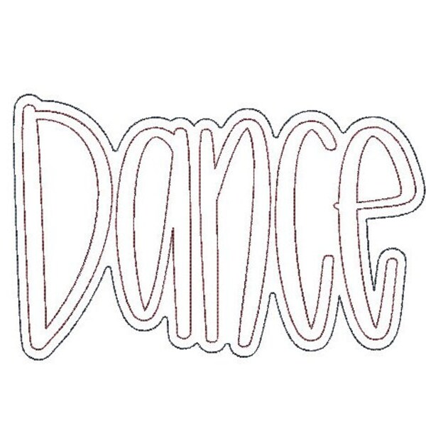 Dance Applique - Etsy